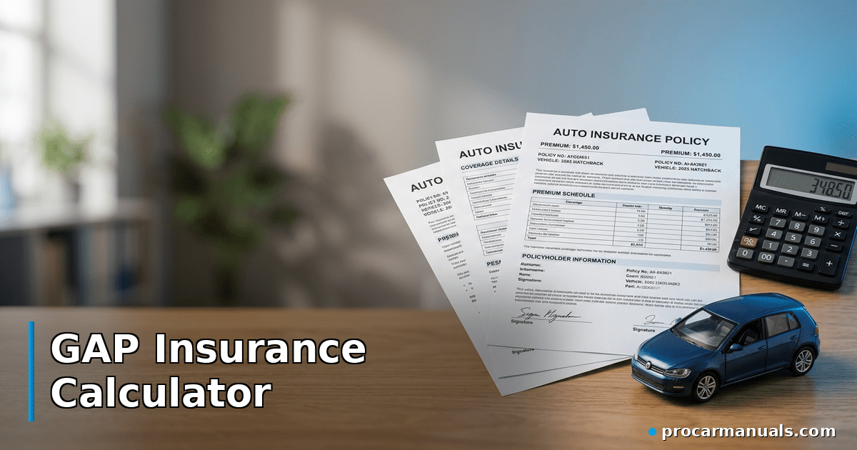 GAP Insurance Calculator — Is It Worth Buying