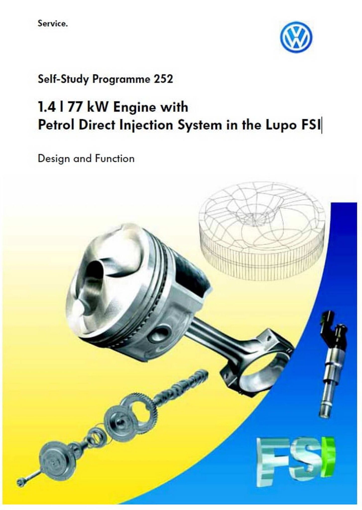 VAG SSP 252 – 1.4L 77 kW Engine with Petrol Direct Injection System in ...
