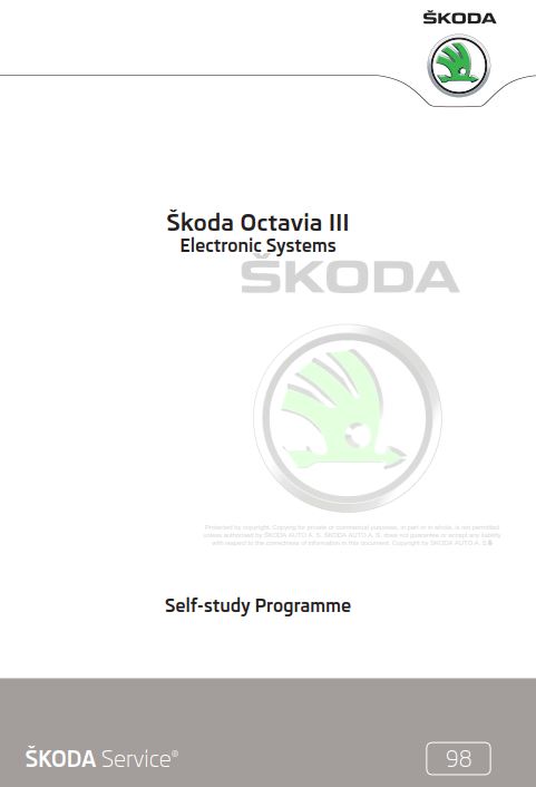 Self Study Program 98 - Skoda Octavia III Electronic Systems | Pdf Free ...