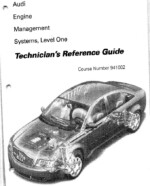 Self Study Program 941002 - Audi Engine Management Systems, Level One - DIY & Guides