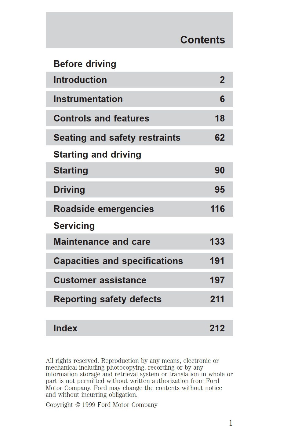 2000 Ford Mustang Owner's Manual - DIY & Guides