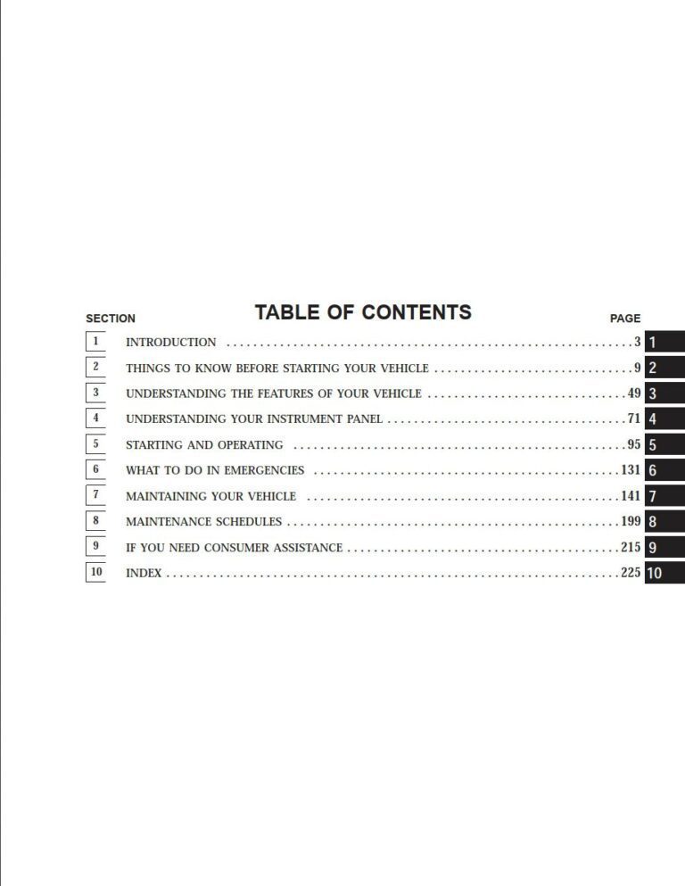 2004 Dodge Viper Owner's Manual - DIY & Guides