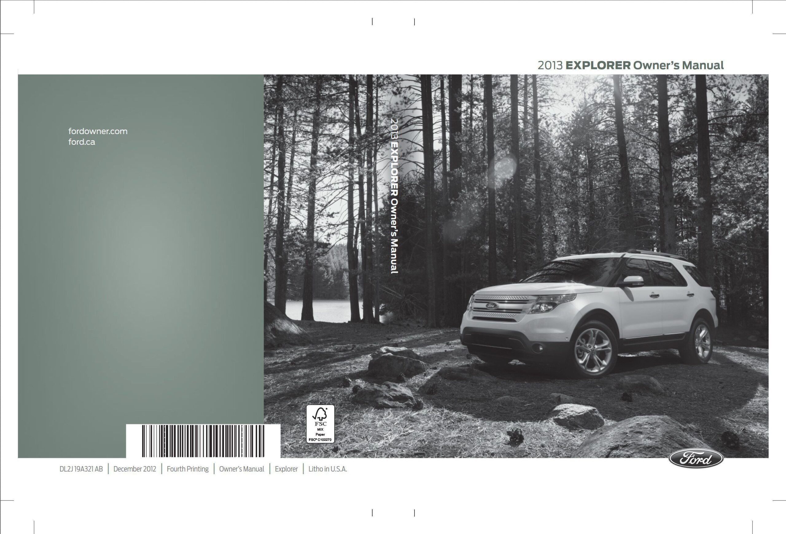 2013 Ford Explorer Owner's Manual - DIY & Guides