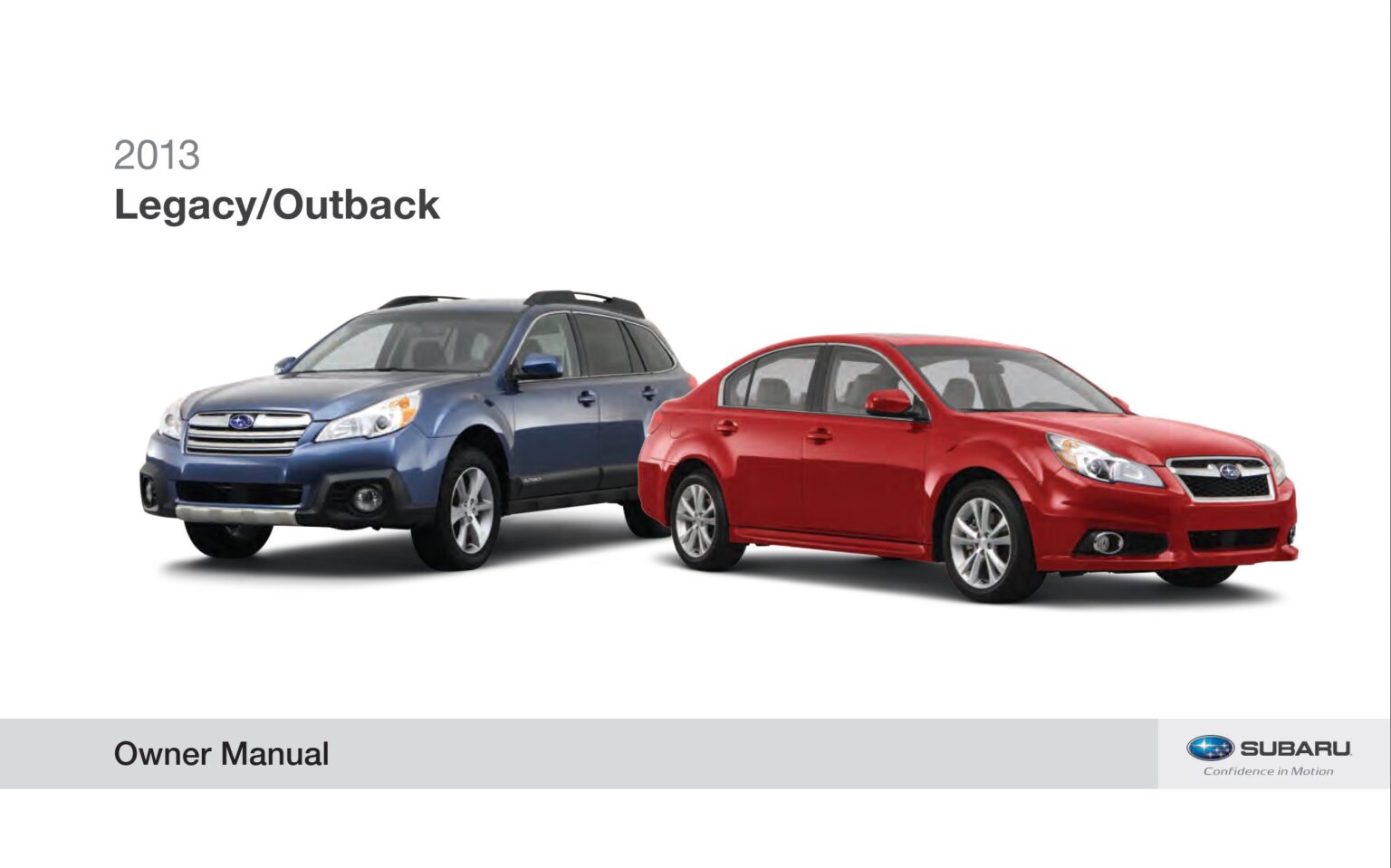 2013 Subaru Outback Owner's Manual - DIY & Guides