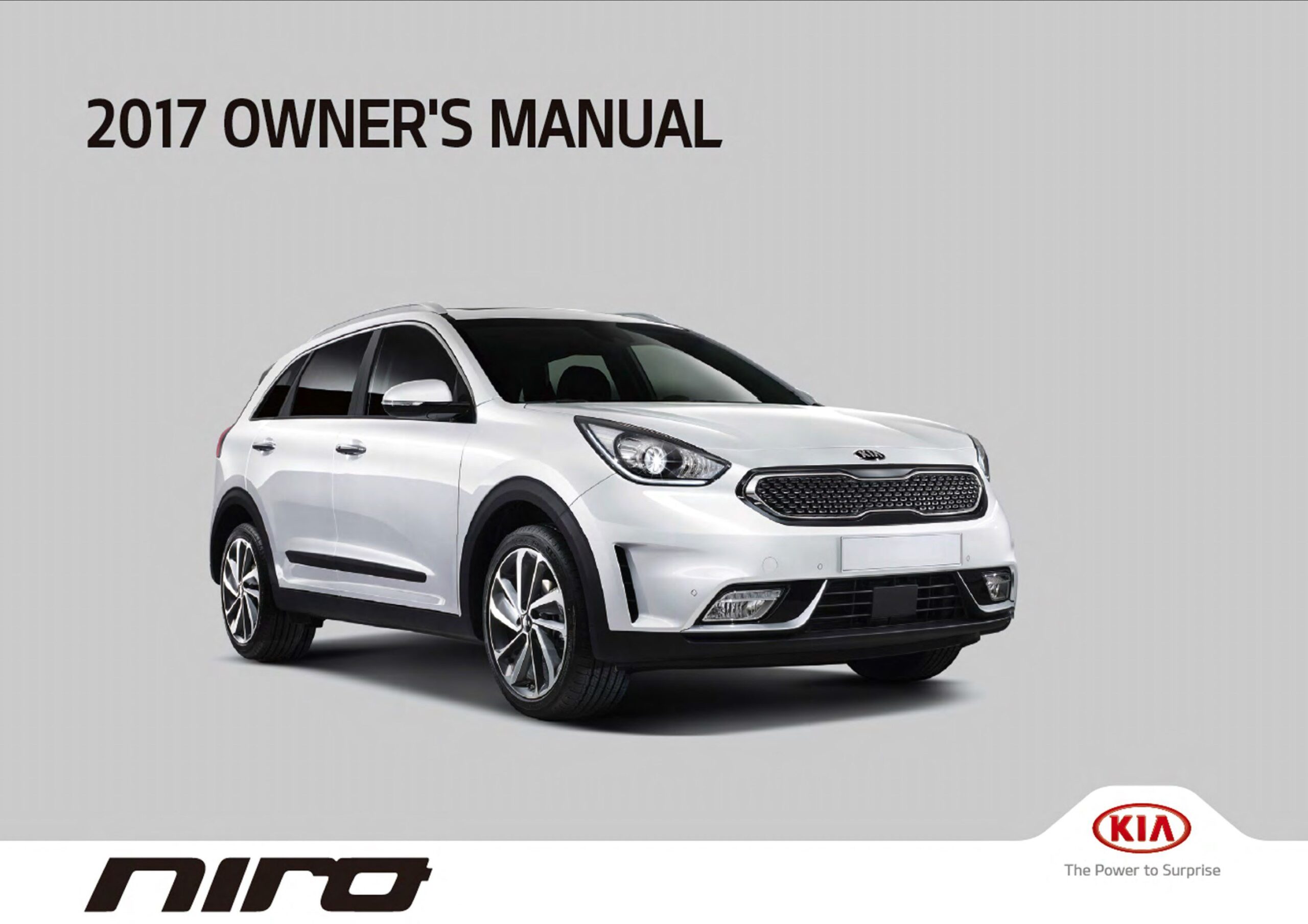 2017 Kia Niro Owner Manual - DIY & Guides