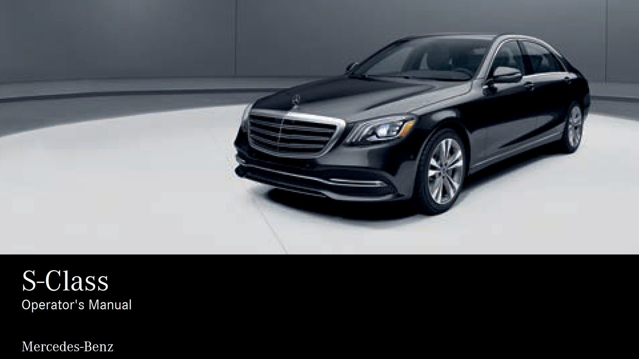 2018 Mercedes-Benz S Class Owner's Manual - DIY & Guides