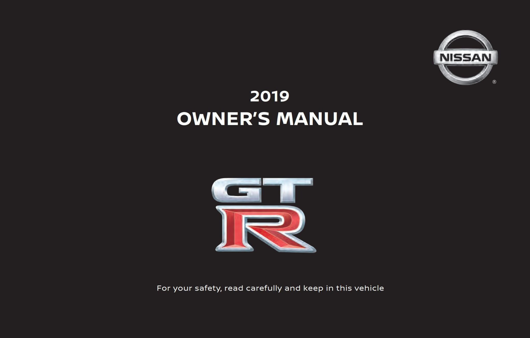 2019 Nissan Gtr Owner's Manual - DIY & Guides