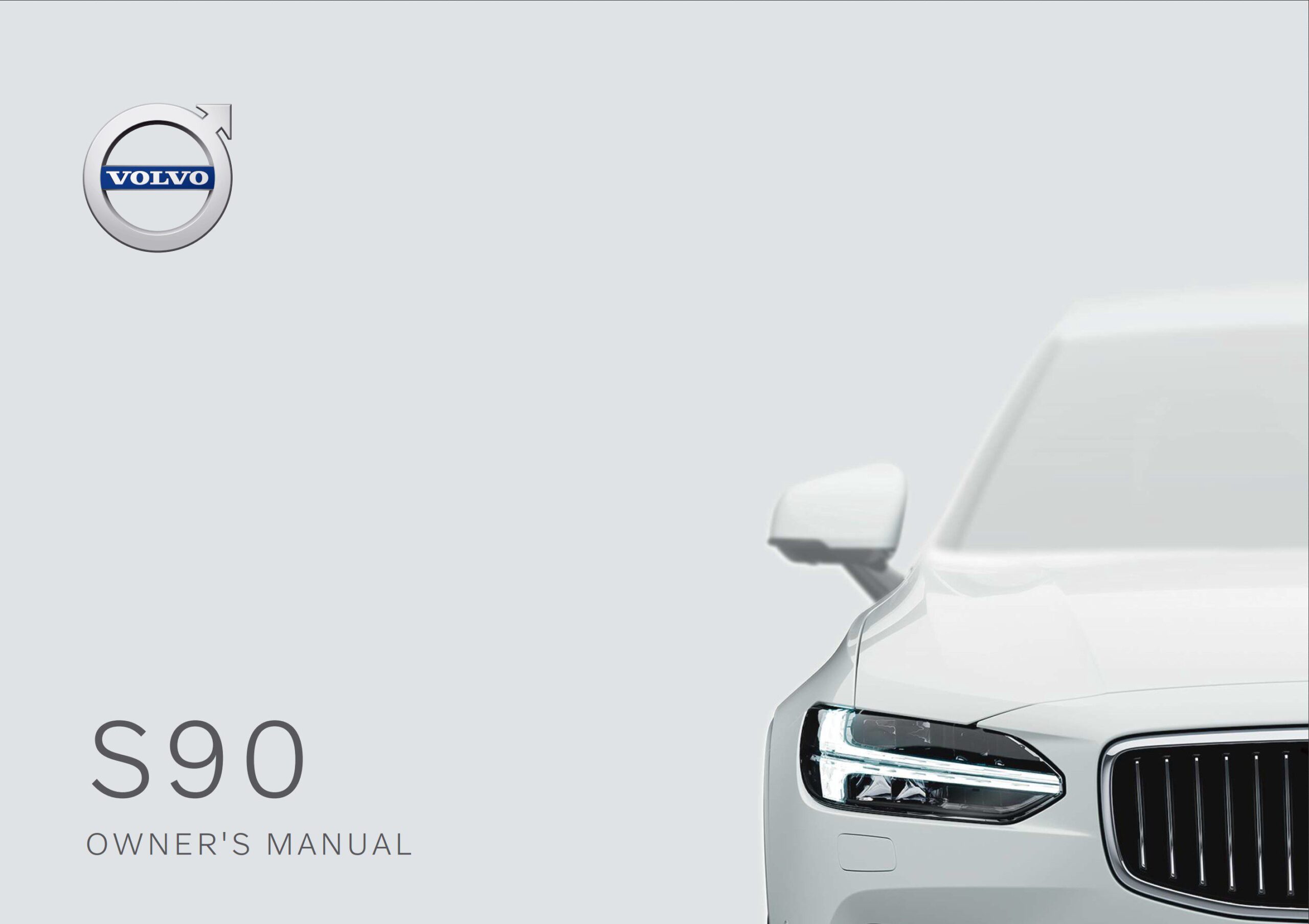2020 Volvo S90 Owner's Manual - DIY & Guides
