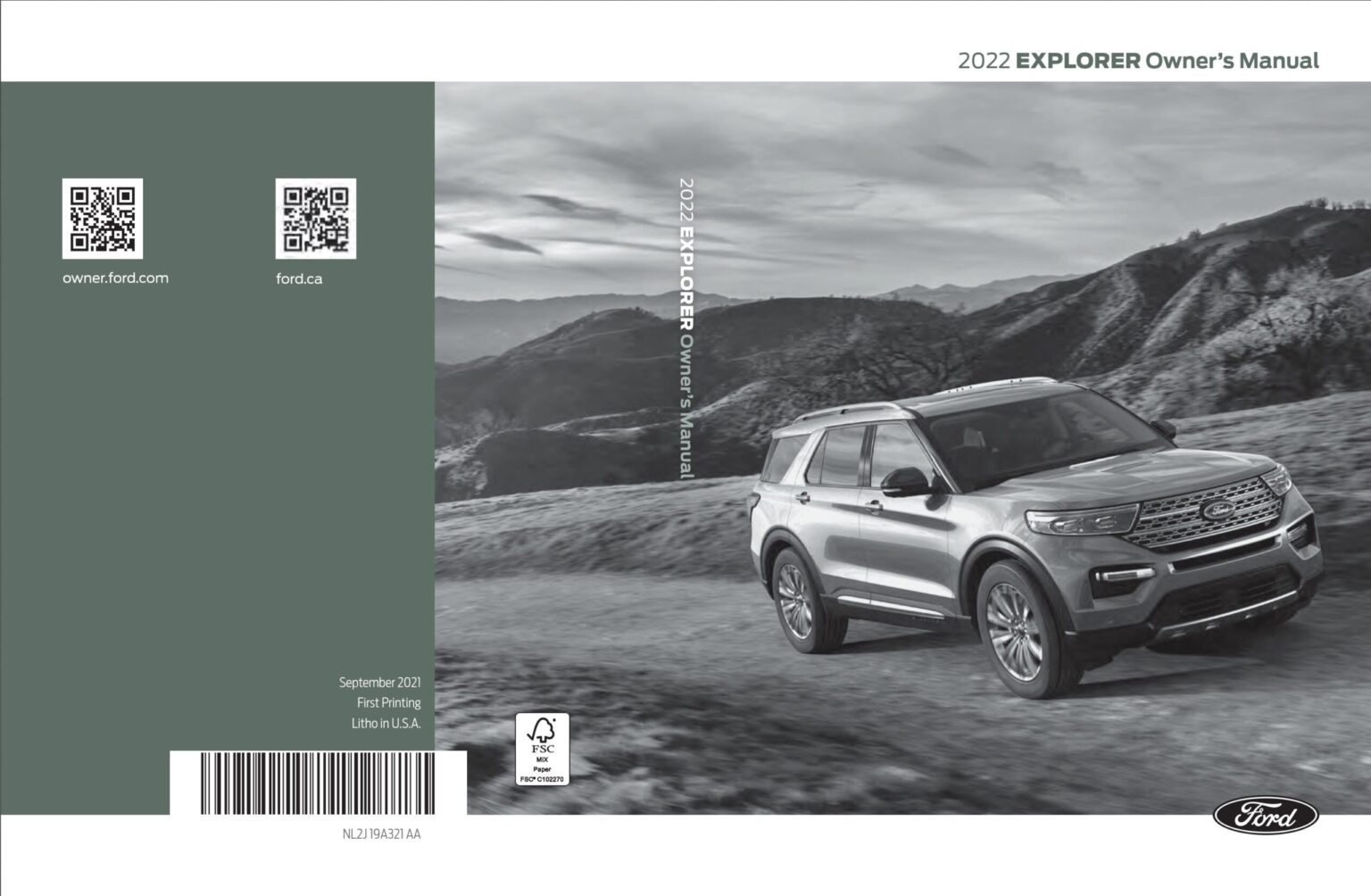 2022 Ford Explorer Owner's Manual - DIY & Guides