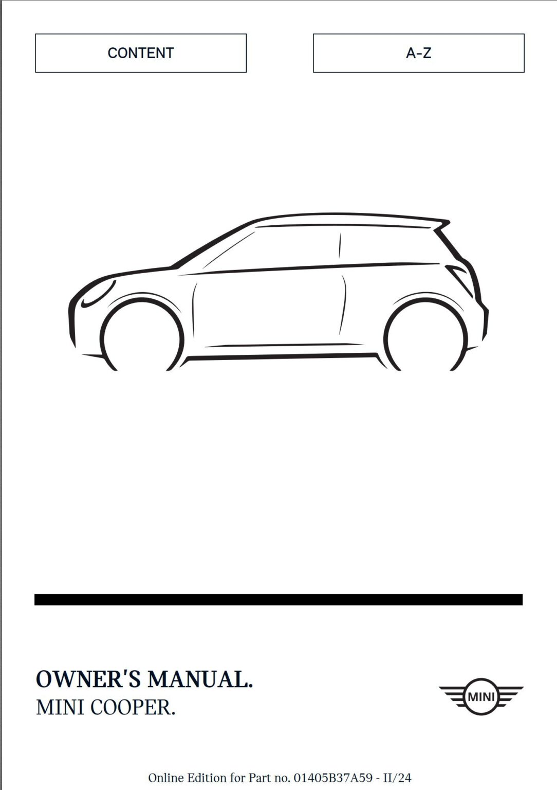 2025 Mini Cooper Owner's Manual - DIY & Guides
