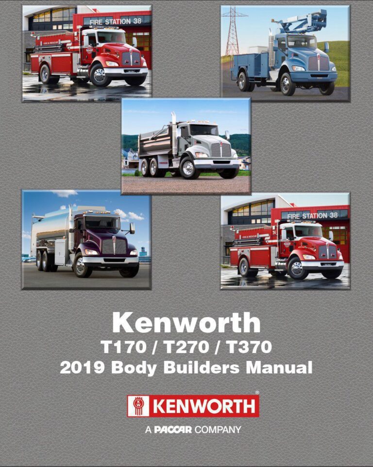 Kenworth T370 Body Builder Manual: Comprehensive Guide for Configuring ...