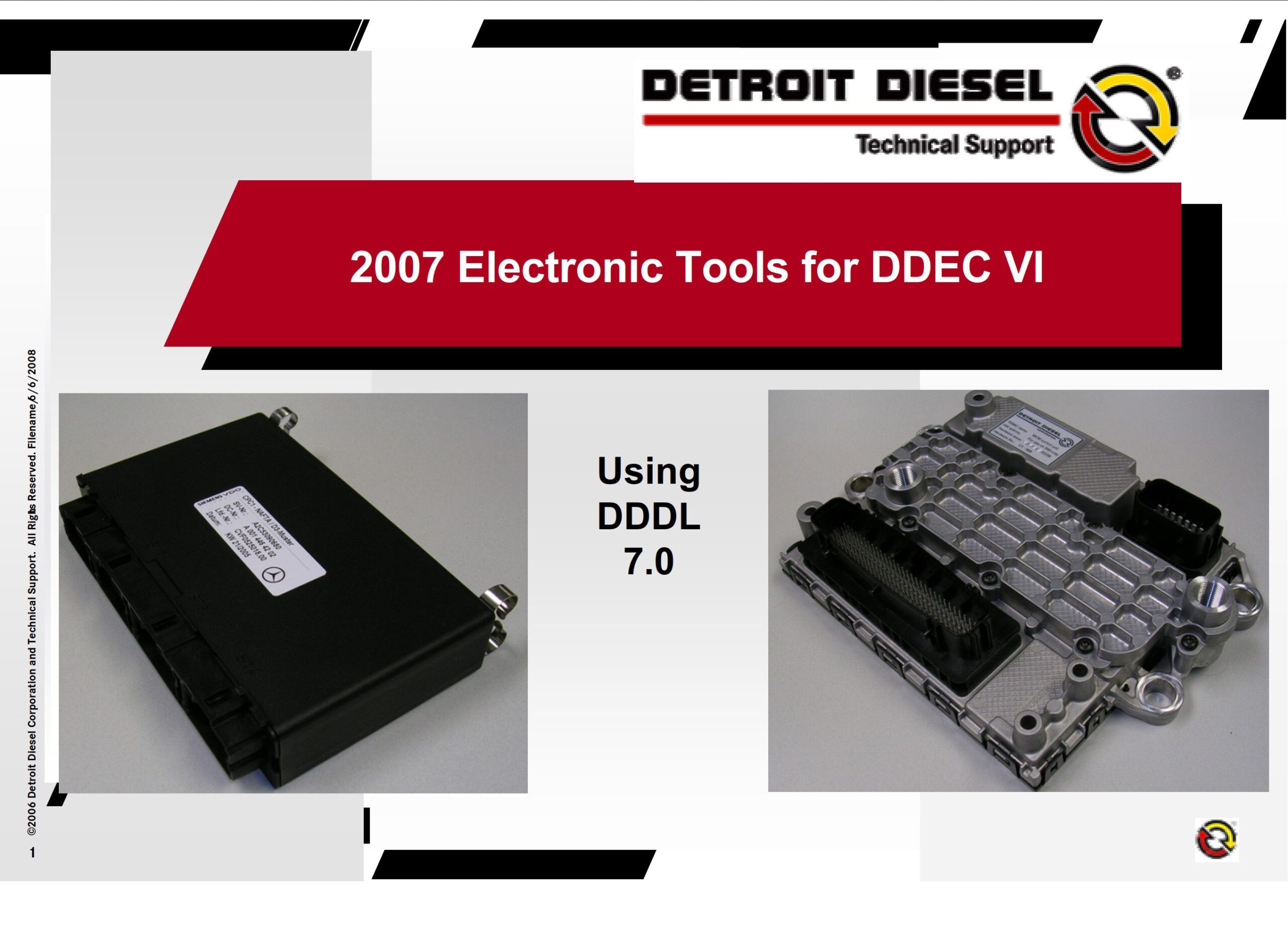 Detroit Diesel – Electronic Tools for DDEC VI – Using DDDL 7.0 - DIY ...