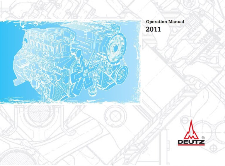 Deutz F2M 2011, F3M 2011, F4M 2011, BF3M 2011, BF4M 2011, BF3L 2011 ...