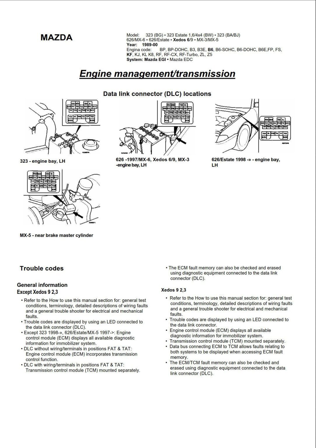 Mazda Fault Codes DTC: Comprehensive Guide for Diagnosing and ...