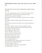Mercedes-Benz Actros Fault Codes List: Essential Resource for ...