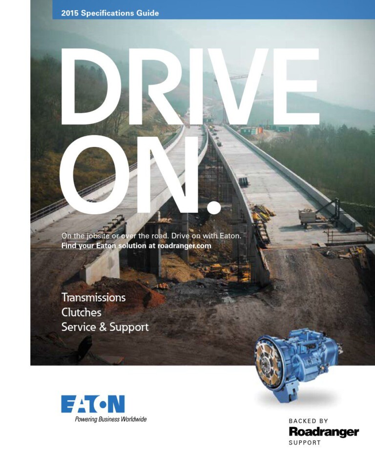 Eaton Roadranger Service Manual - DIY & Guides