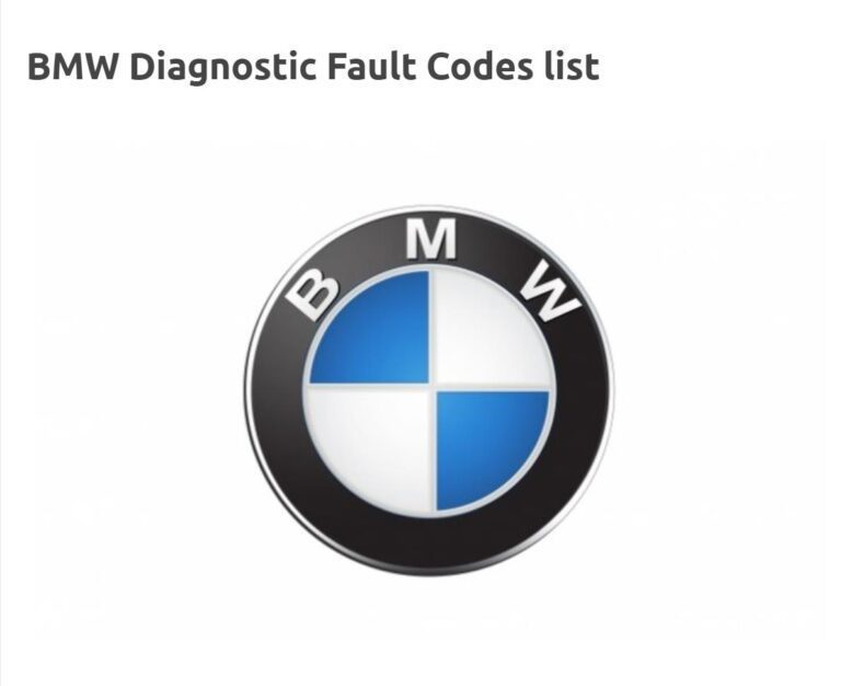 BMW Diagnostic Trouble Codes - DIY & Guides