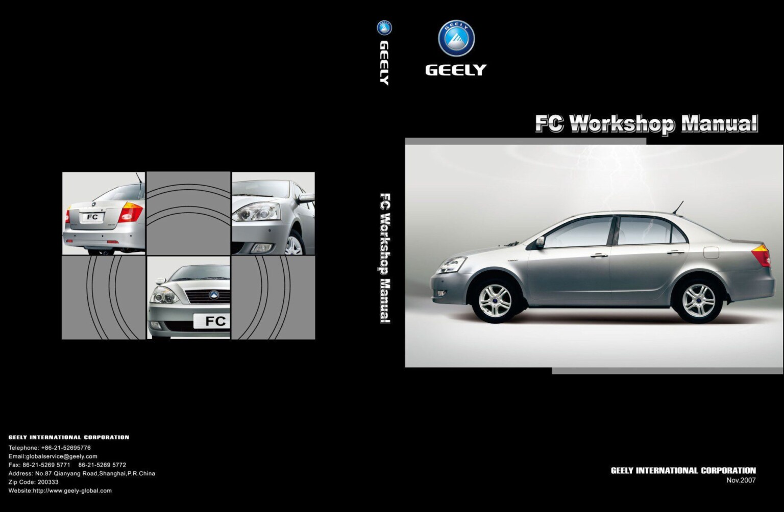 Geely FC 2008 Workshop Manual - DIY & Guides