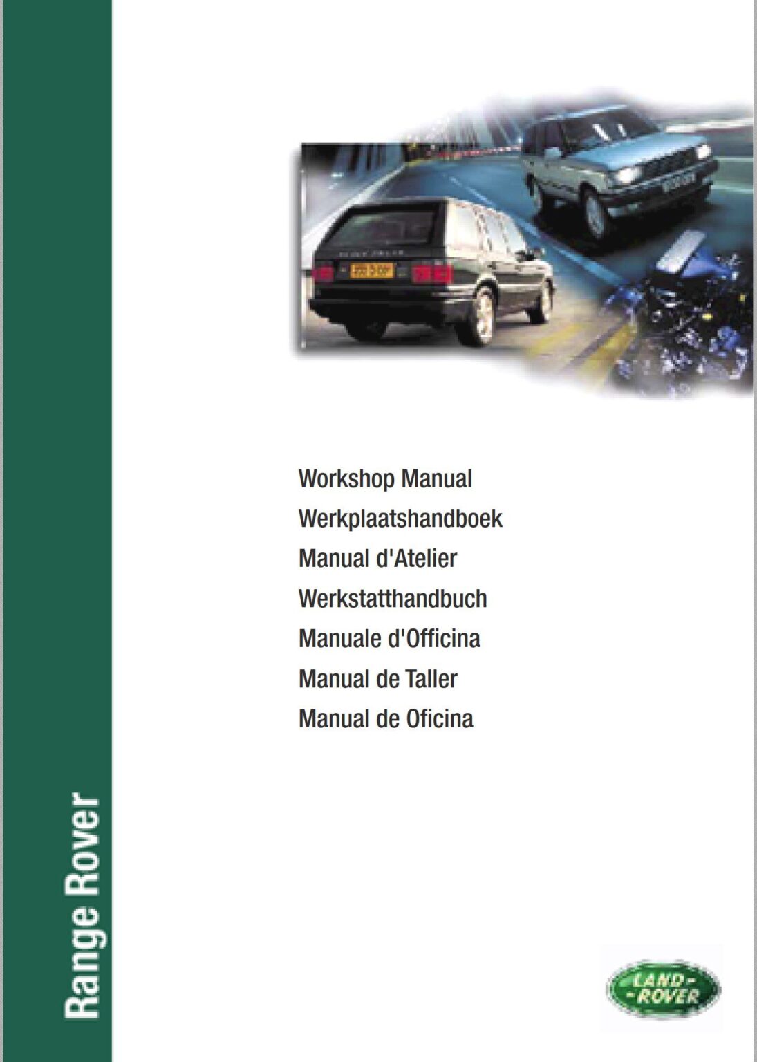 Range Rover 1995 Workshop Service Repair Manual Vol 1 - DIY & Guides