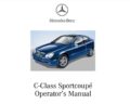 PDF ONLINE - Mercedes-Benz C-Class Coupe 2002 Owner’s Manual - DIY & Guides