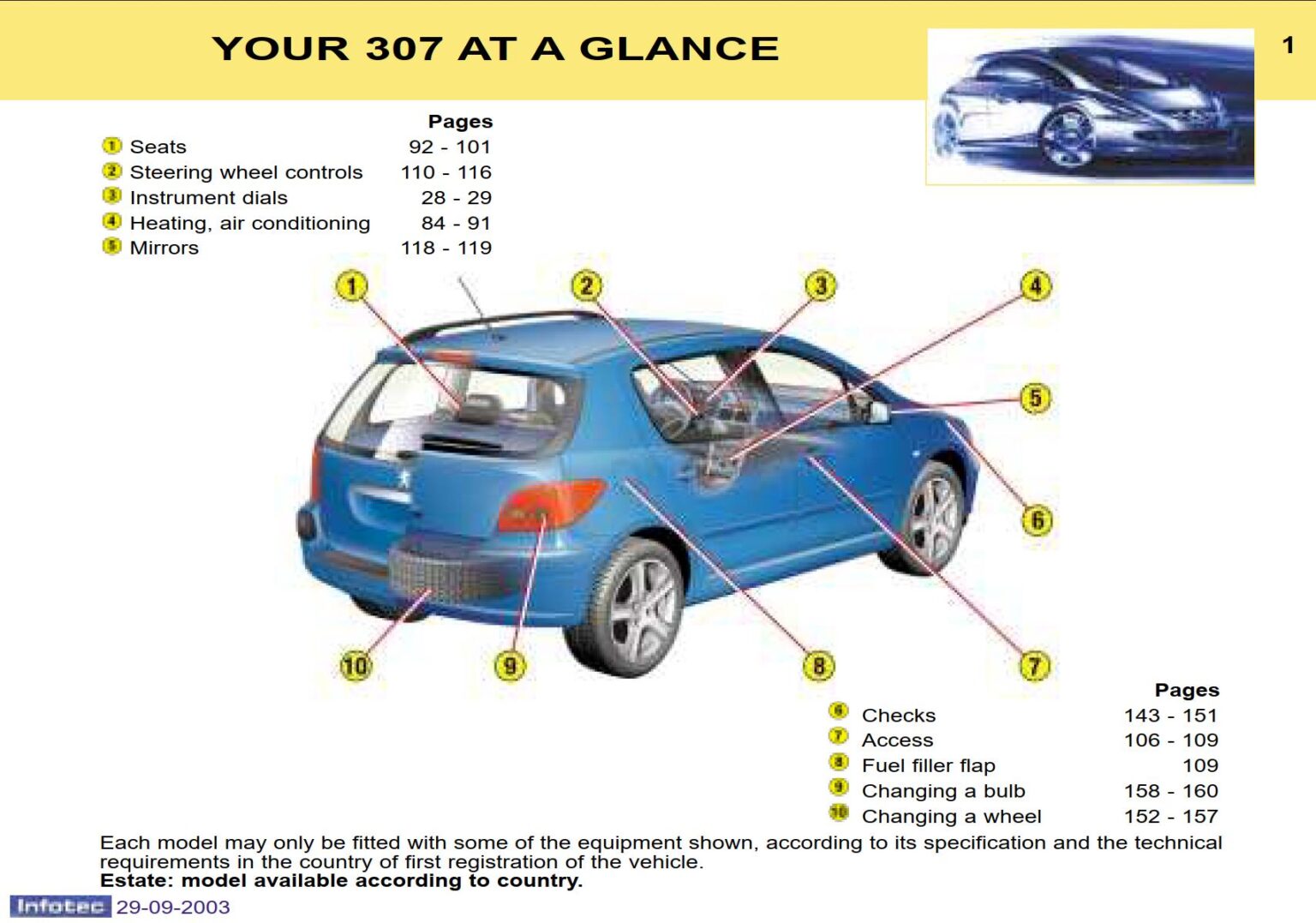 PDF ONLINE - Peugeot 307 Break Dag 2003 Owner’s Manual - DIY & Guides