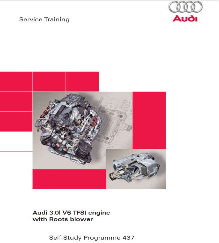 Self Study Program 437 - Audi 3.0L V6 TFSI engine with Roots blower ...