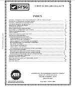 A404 Thru A67 – ATSG (Automatic Transmission Service Group) - DIY & Guides