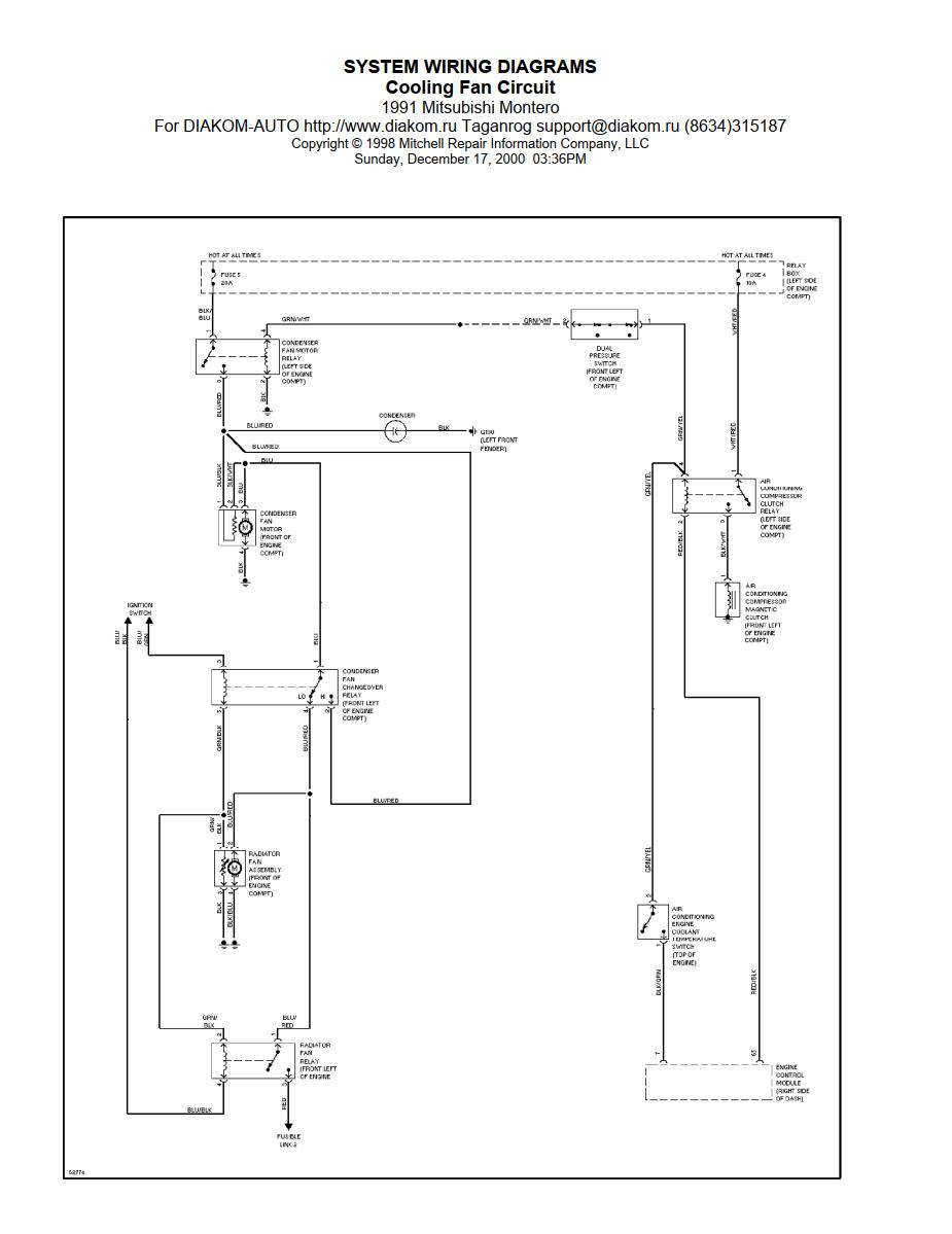 Mitsubishi Montero 1991 Wiring Diagrams: Comprehensive Guide Mitsubishi Montero 1991 Wiring Diagrams: Comprehensive Guide