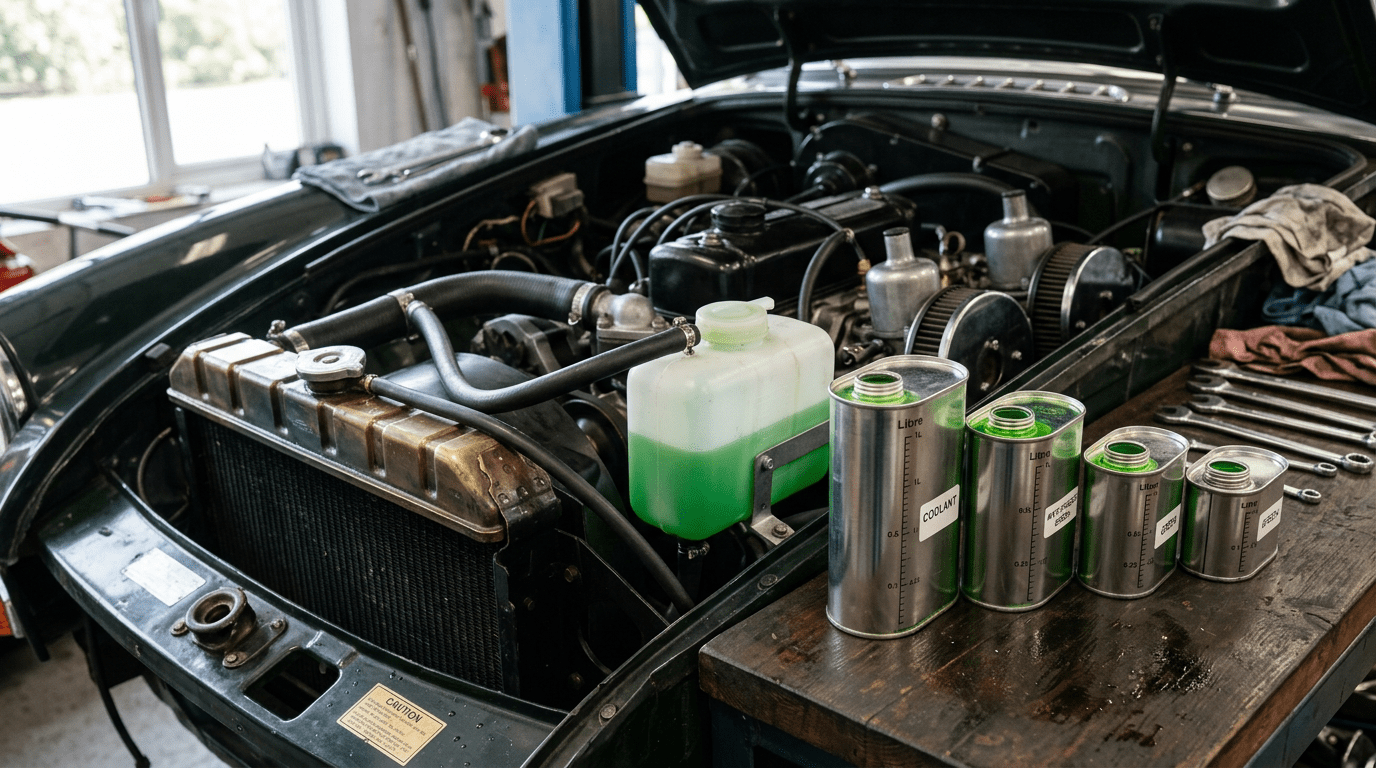 Coolant System Capacity Guide - Liters & Quarts by Engine